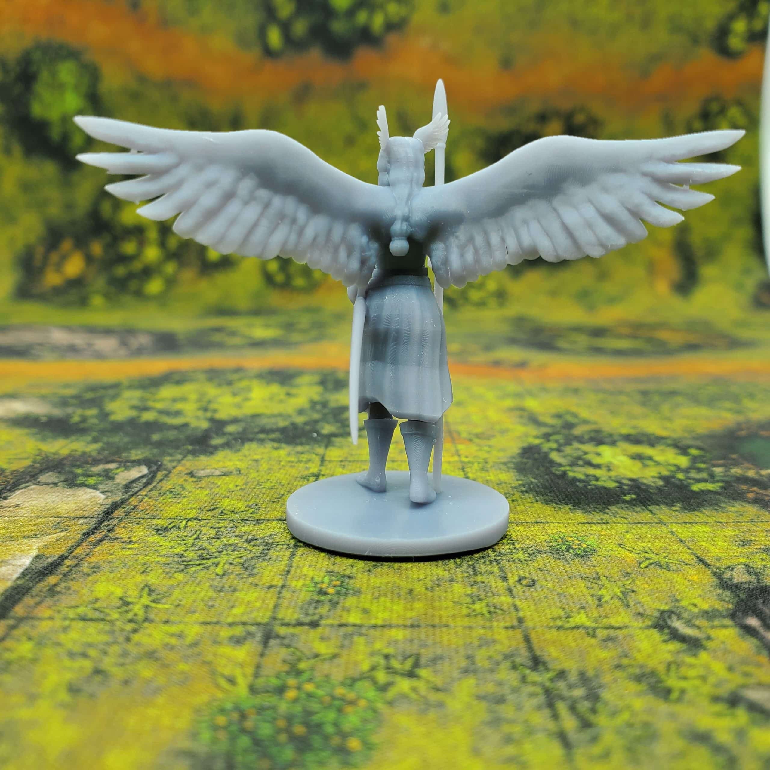 3D Printed Miniature: Valkyrie Tabletop RPG Highly Detailed - Etsy