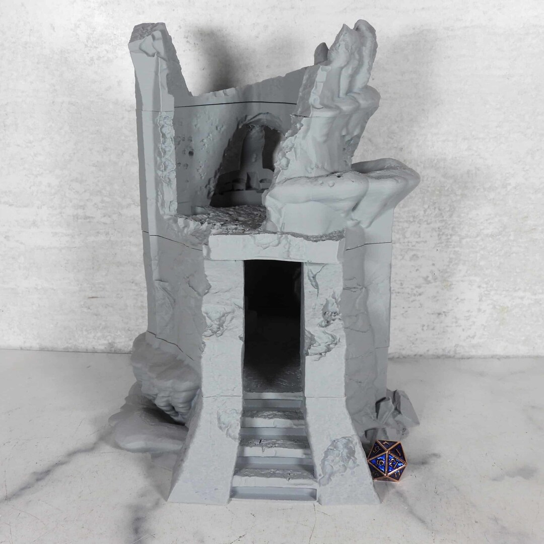 3D Printed Miniature: Drow House 1 Ruin by Gamescape3d 3D - Etsy
