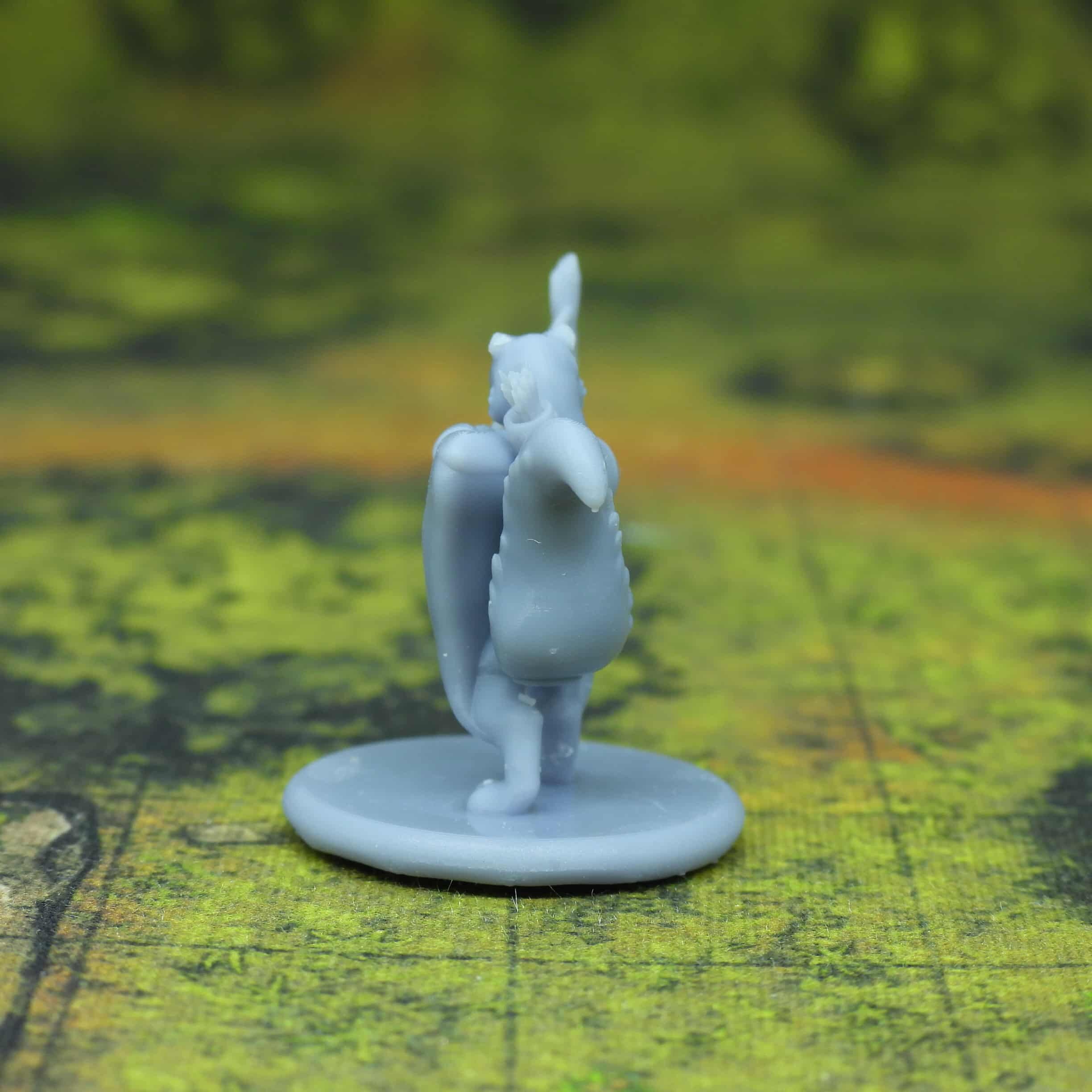 3D Printed Miniature: Flying Squirrel Ranger Tabletop RPG - Etsy