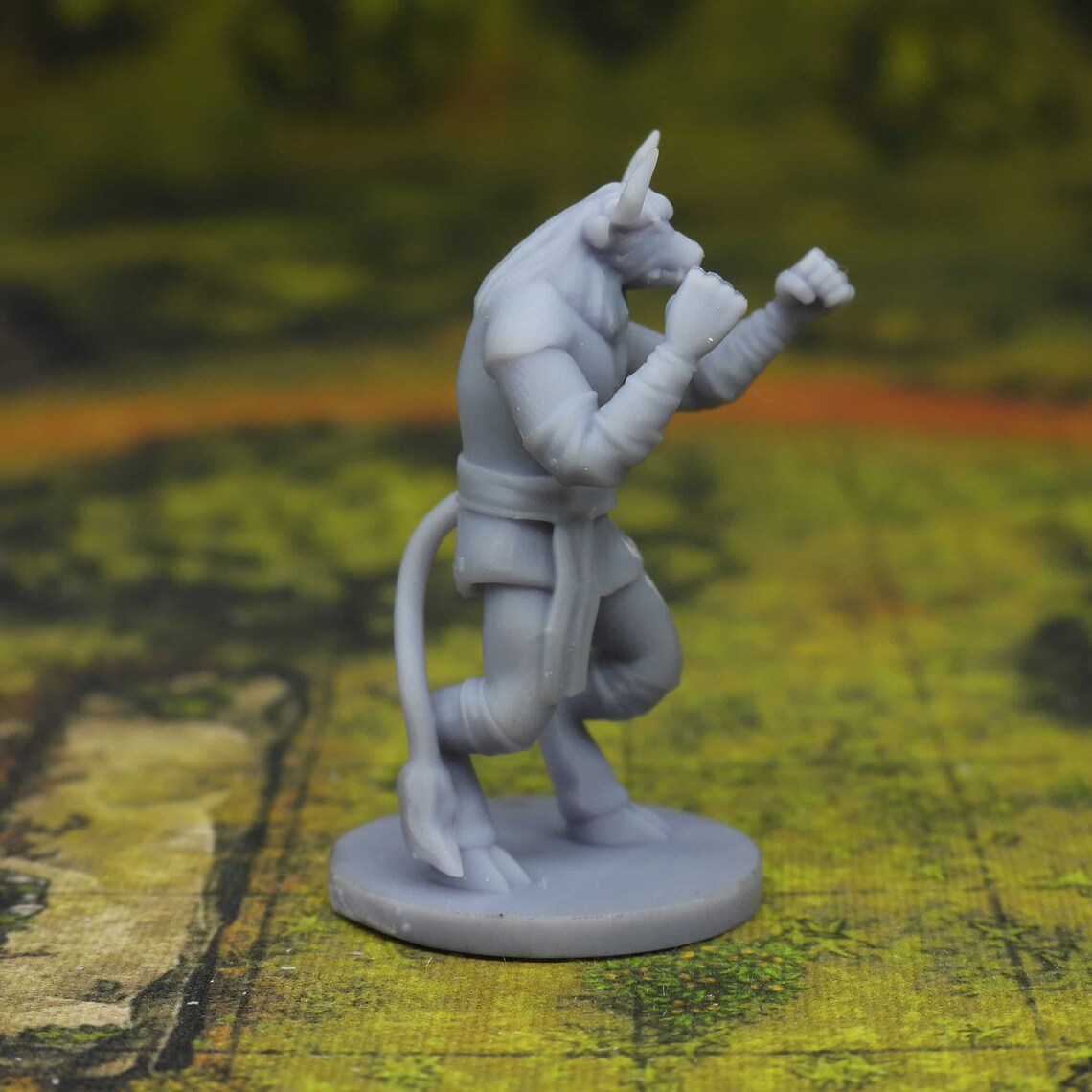 3D Printed Miniature: Minotaur Male Monk Tabletop RPG Highly - Etsy