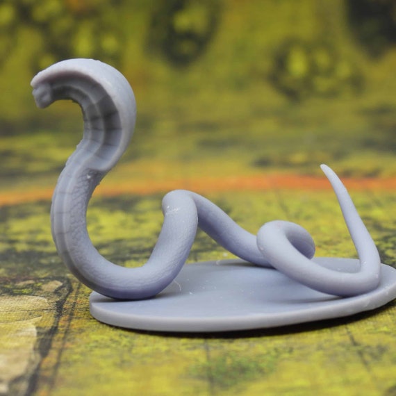 Toys & Games Role Playing Miniatures Naga Guardian primed 3D Printed ...