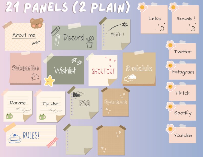 Animated Stream Pack Lofi Study Twitch Pack Twitch Overlay Lofi Twitch ...