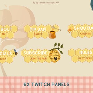 Bee Twitch Overlays Stream Overlays INSTANT DOWNLOAD - Etsy