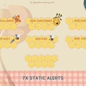 Bee Twitch Overlays Stream Overlays INSTANT DOWNLOAD - Etsy