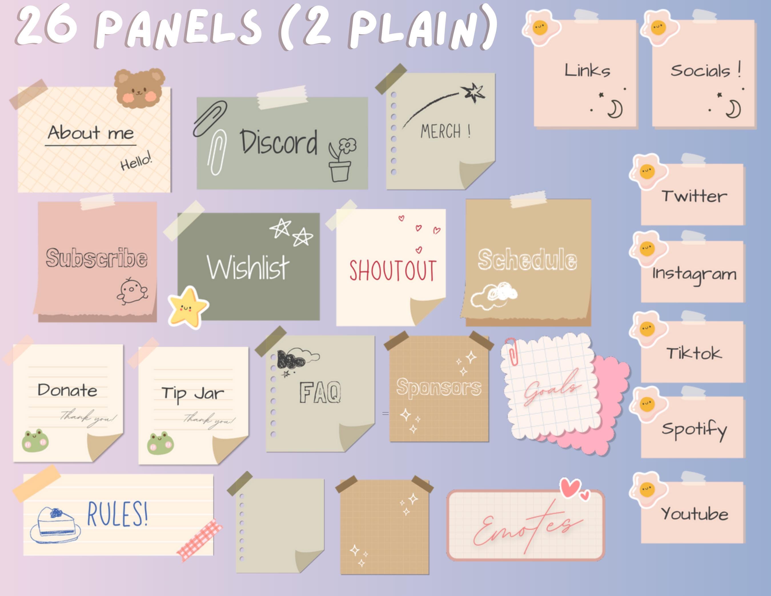 Animated Lofi Study Stream Pack – Twitch Overlay, Alerts (MP4, Webm) - Etsy