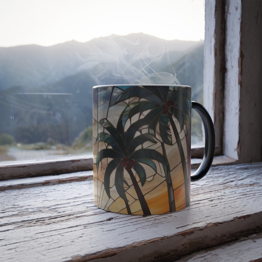 Morph Coffee Mug Beach Bum Palm Trees Tee 11oz - Etsy