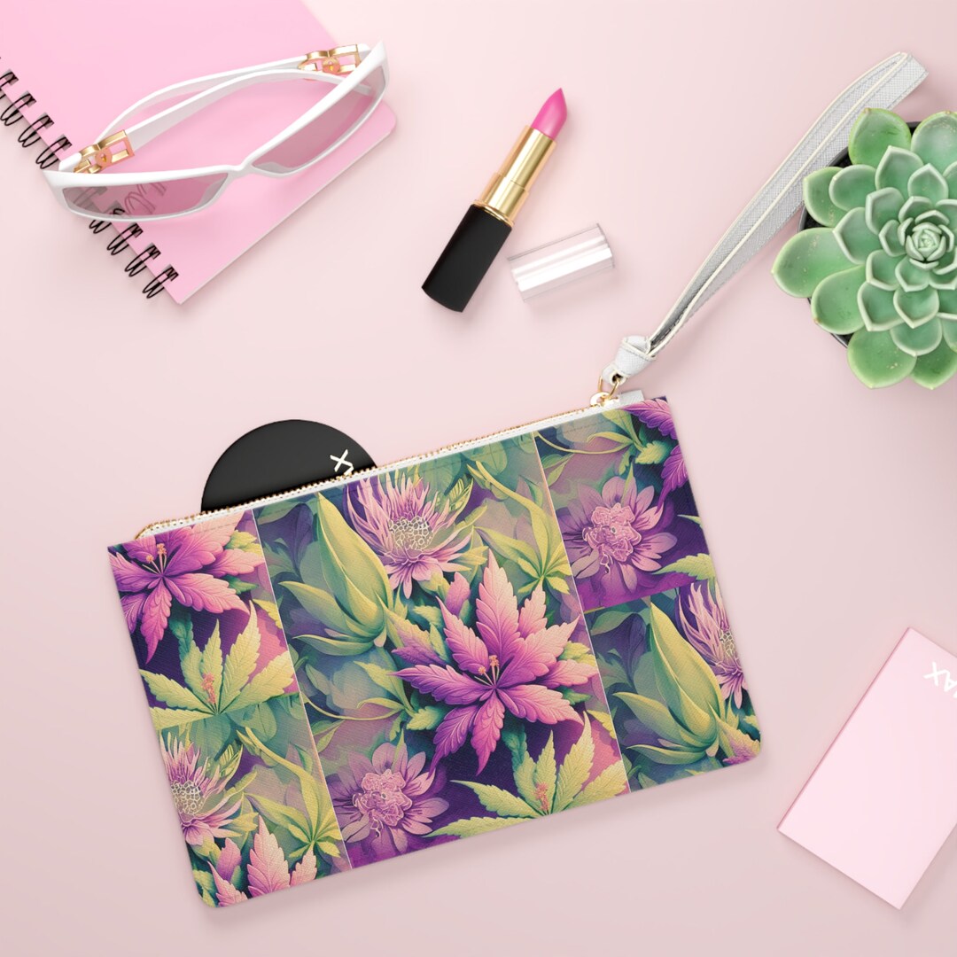 Cannabis Flower Leaf Clutch Bag 9.45 W 6.57 H Marijuana Weed Lover - Etsy