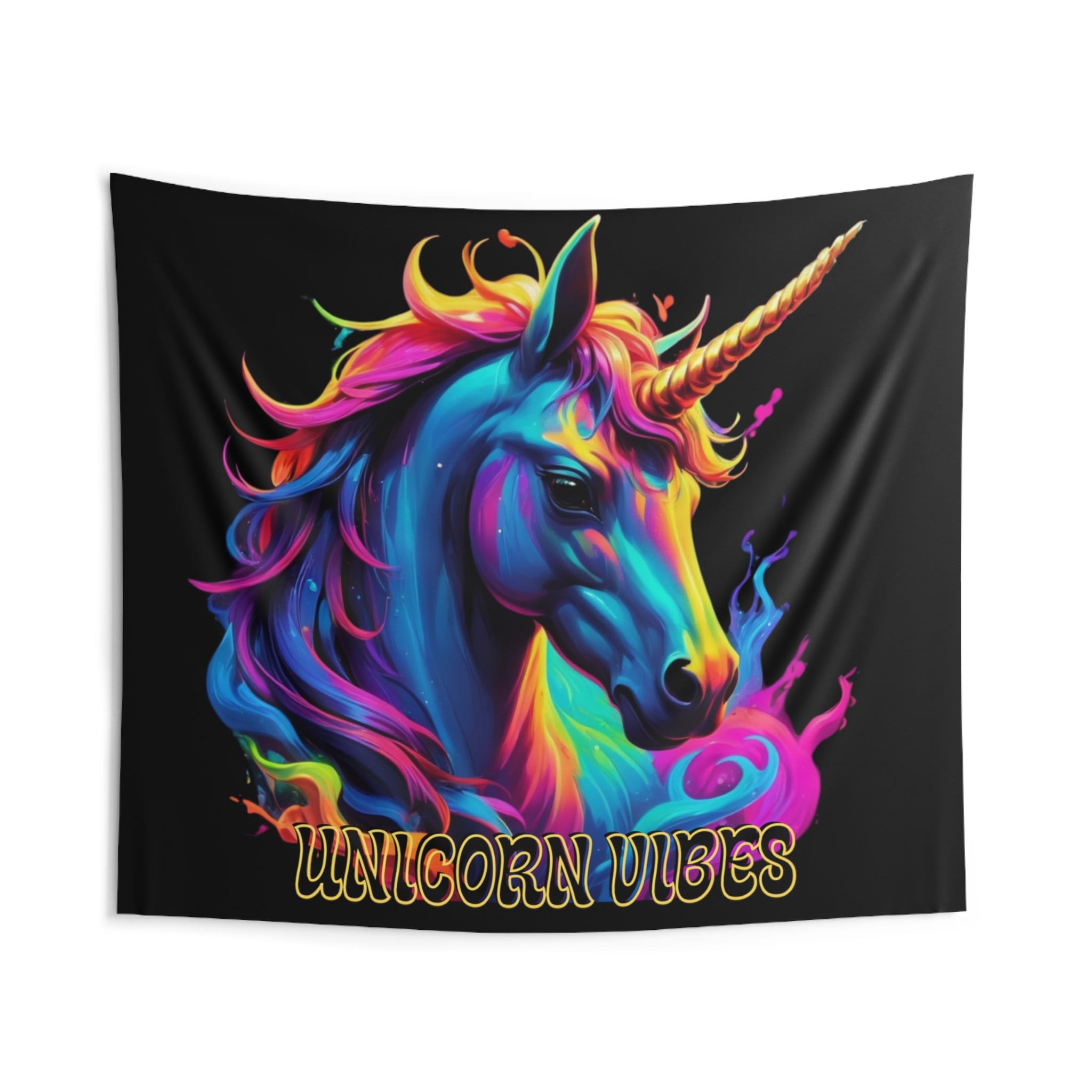 Unicorn Obsessed, Tapestry, Indoor Wall Tapestries, Unicorn Vibes - Etsy