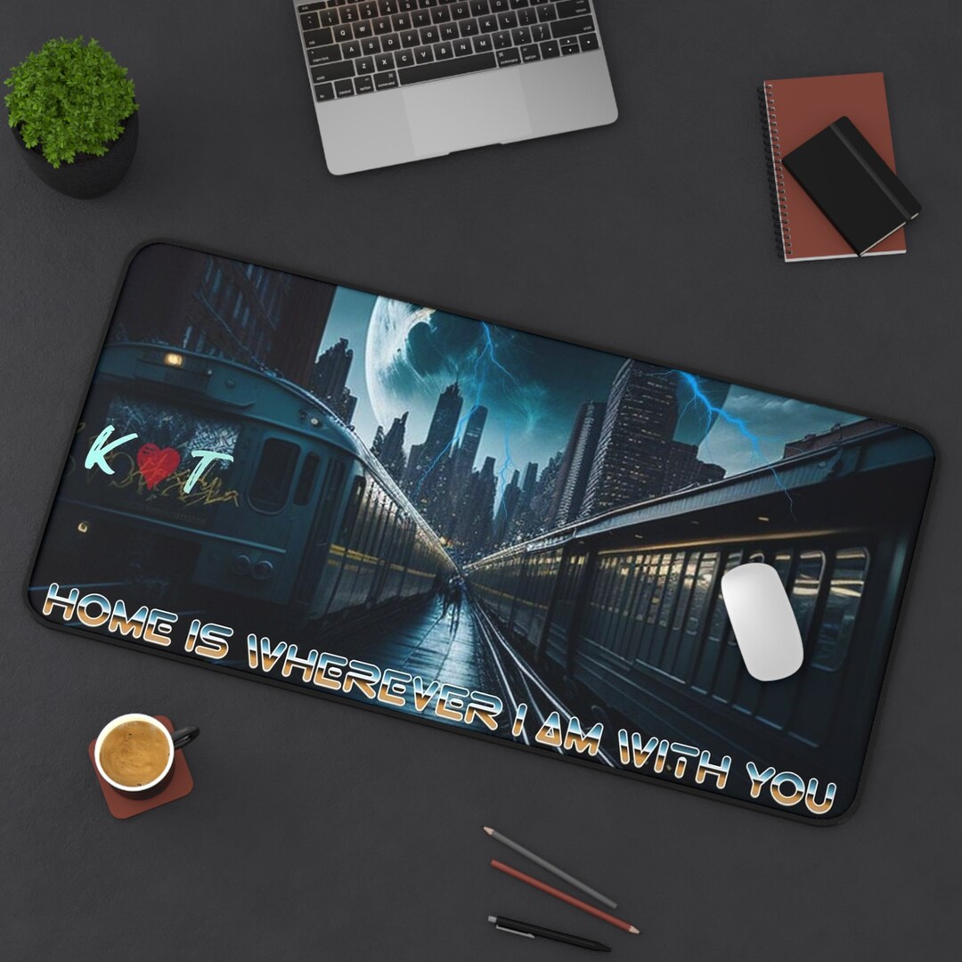 Personalized Urban Subway Desk Mat: Gamer Accessory, Home Decor - Etsy