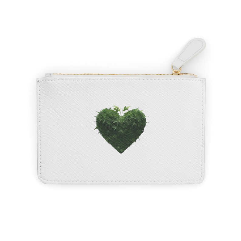 Cannabis Heart 420 Stoner Gifts, Mini Clutch Purse Bag Weed Marijuana ...
