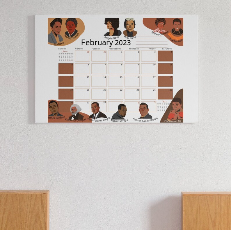 2026 Black History Month Calendar, Canadian Printable (digital Download ...