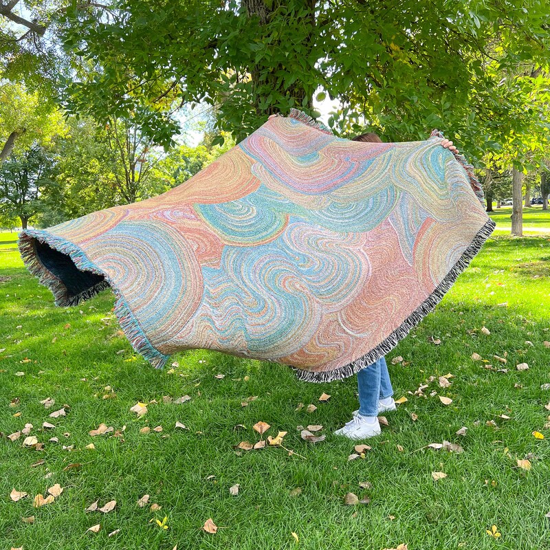 Woven Blanket - Etsy