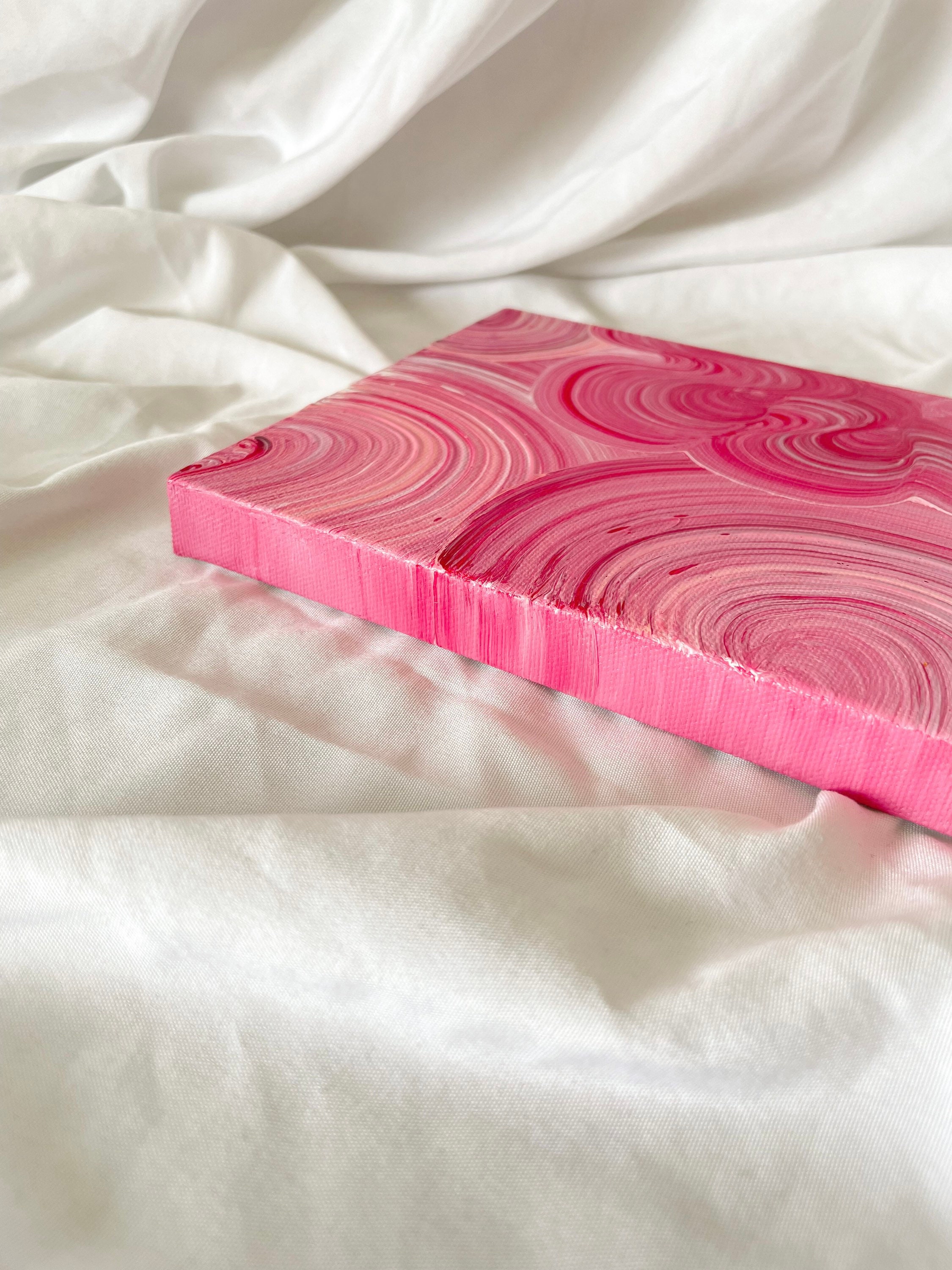 Carnations in Bloom Abstract Acrylic Painting - Etsy