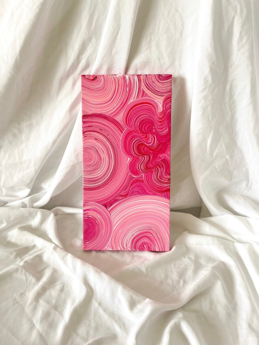 Carnations in Bloom Abstract Acrylic Painting - Etsy