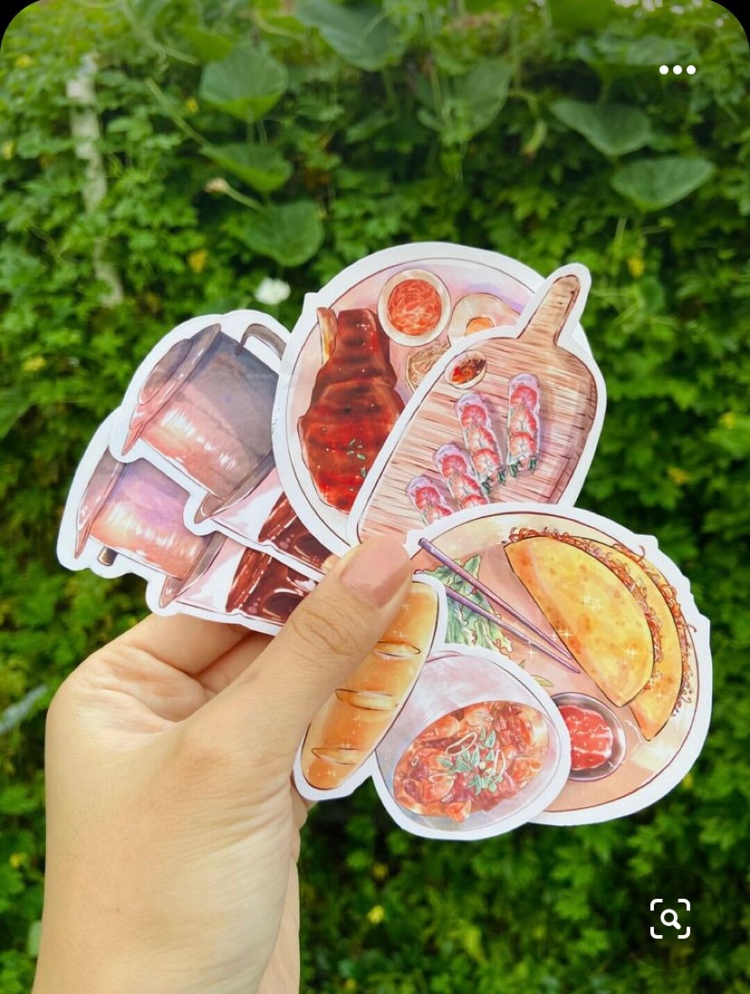Pack of 6 Vietnamese Foods/ Sticker Pack/ Pack of 6/ 2.5 - Etsy