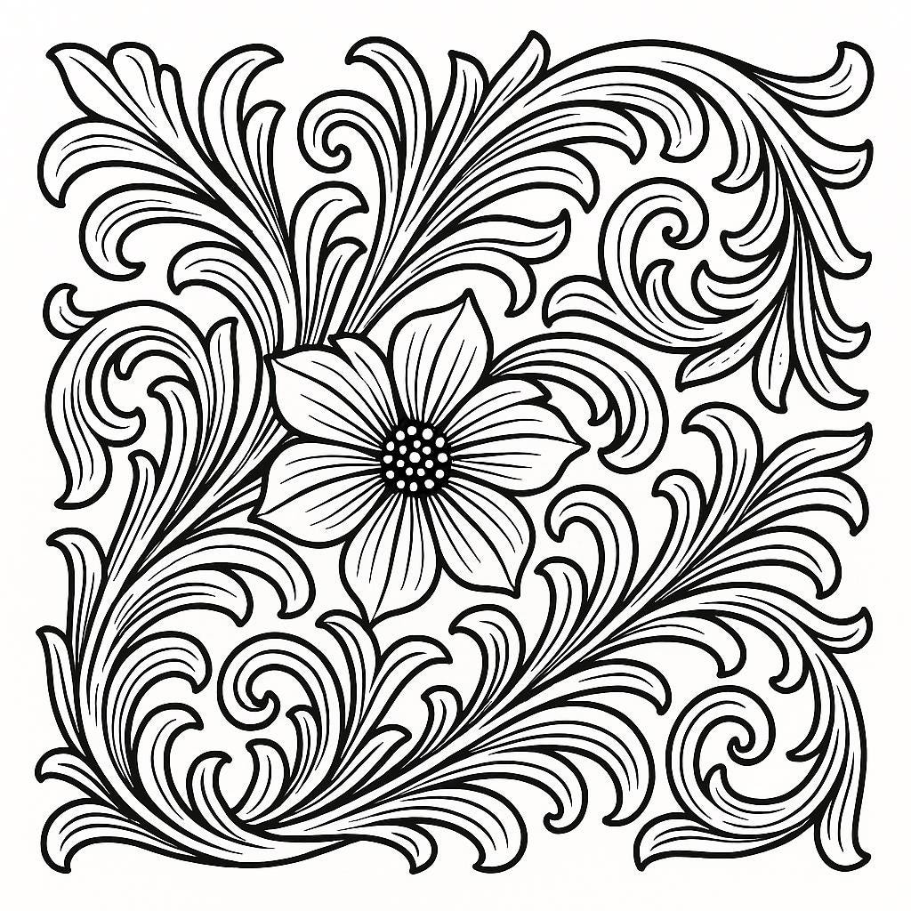 15 Floral Western Victorian Engraving Patterns: 15 SVG & PDF Designs - Etsy