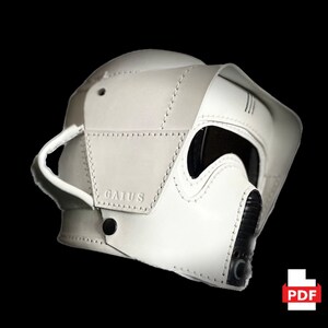 SCOUTTROOPER LEATHER HELMET Pattern Pdf File - Etsy