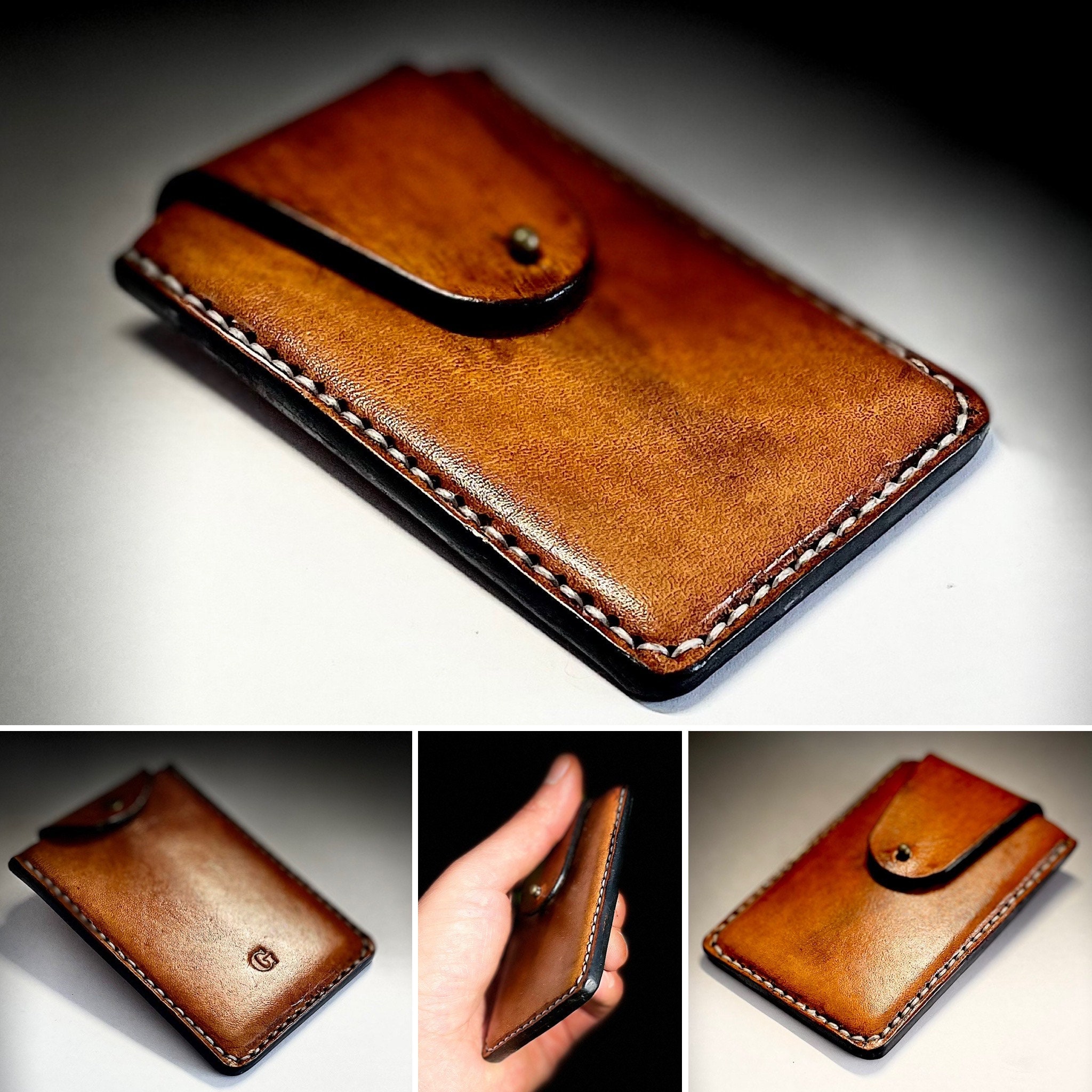 LEATHER CARD HOLDER Pdf Pattern Easy Diy Pdf File A4 | Etsy