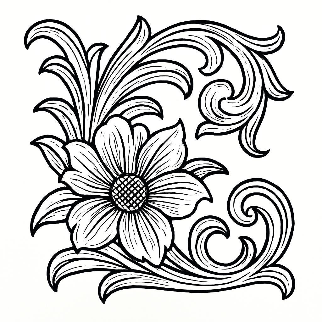 15 Floral Western Victorian Engraving Patterns: 15 SVG & PDF Designs - Etsy