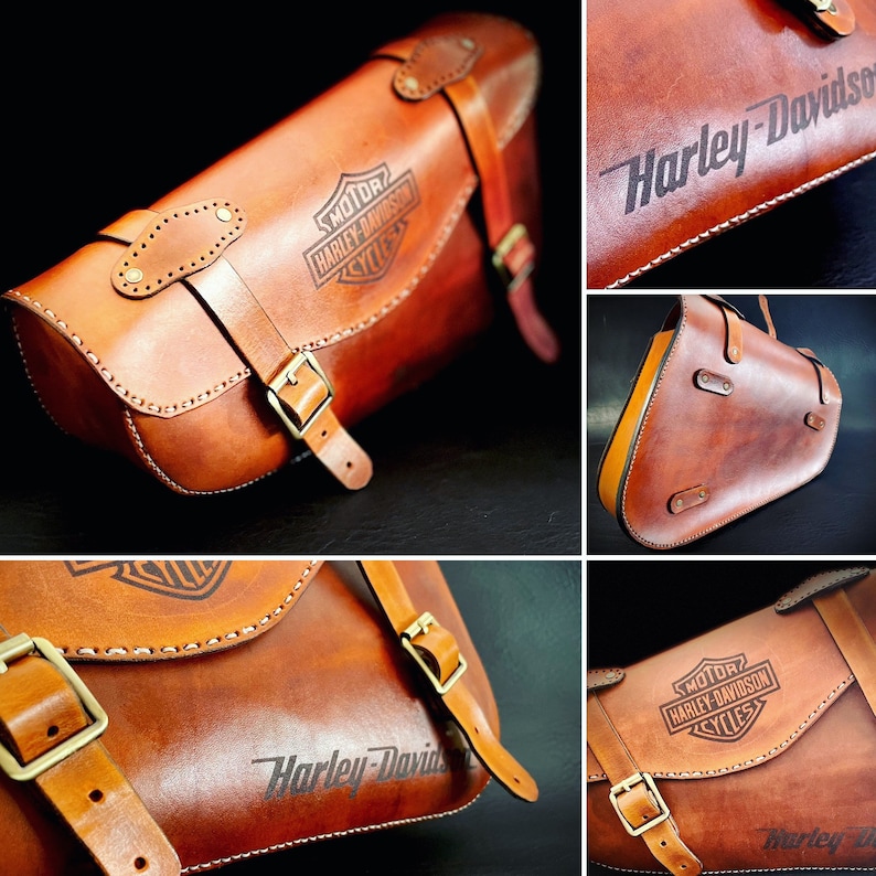 Motorcycle Saddlebag Patterns – Leather Bag DIY Templates – Side Bag ...
