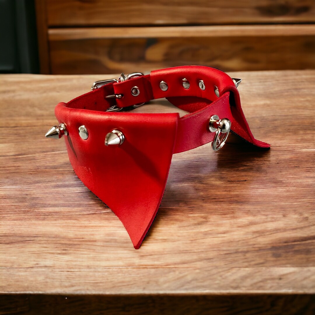 Leather Choker Pattern: No Sew Rivet Collar Template (digital Download ...