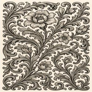 15 Floral Western Victorian Engraving Patterns: 15 SVG & PDF Designs - Etsy