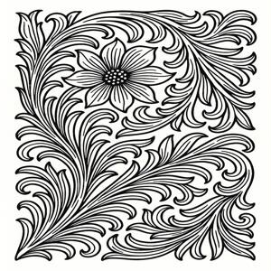 15 Floral Western Victorian Engraving Patterns: 15 SVG & PDF Designs - Etsy