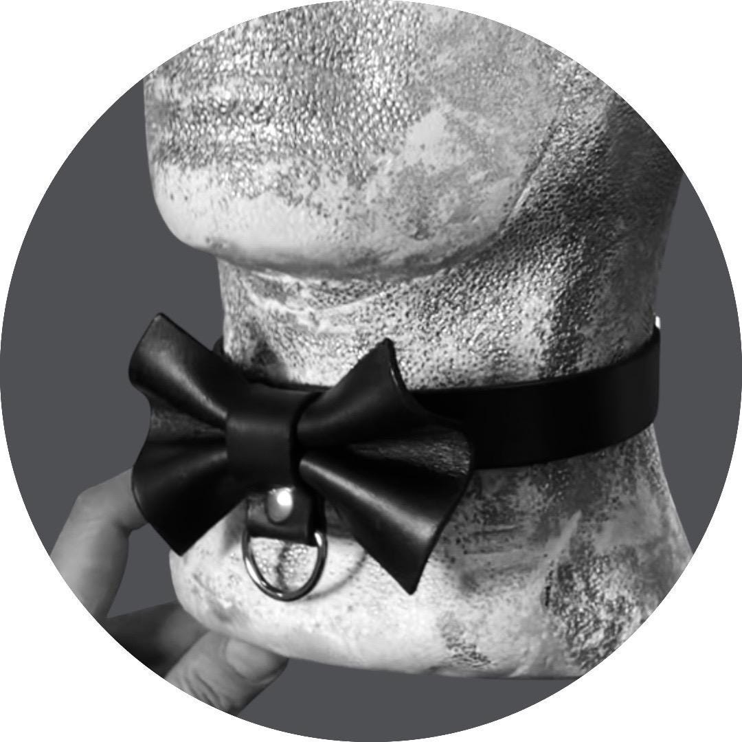 BOW TIE CHOKER Leather Pattern Svg Dxf A4 Usletter Pdf Files - Etsy