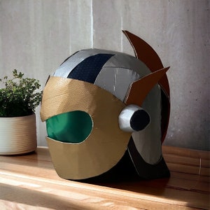 Cardboard Cosplay Helmet Pattern – Actarus Disguise / Robot Child – PDF ...