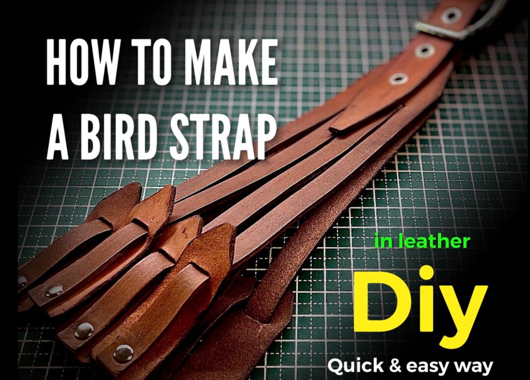 2 BIRDS STRAPS LEATHER 2 Patterns Leather Game Bird - Etsy
