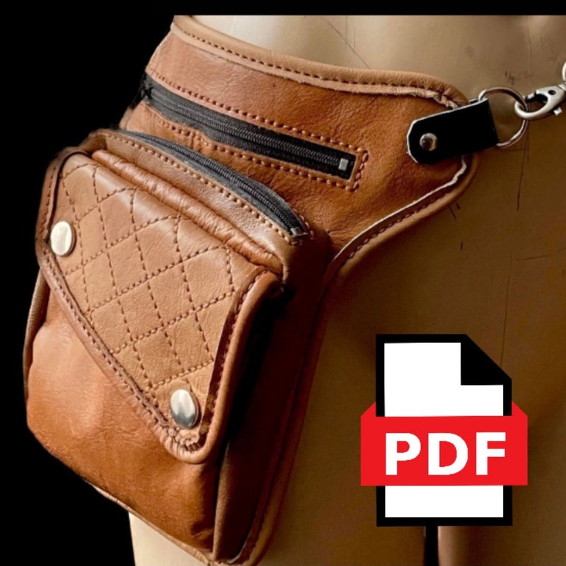 Leather Utility Hip Pouch - Etsy
