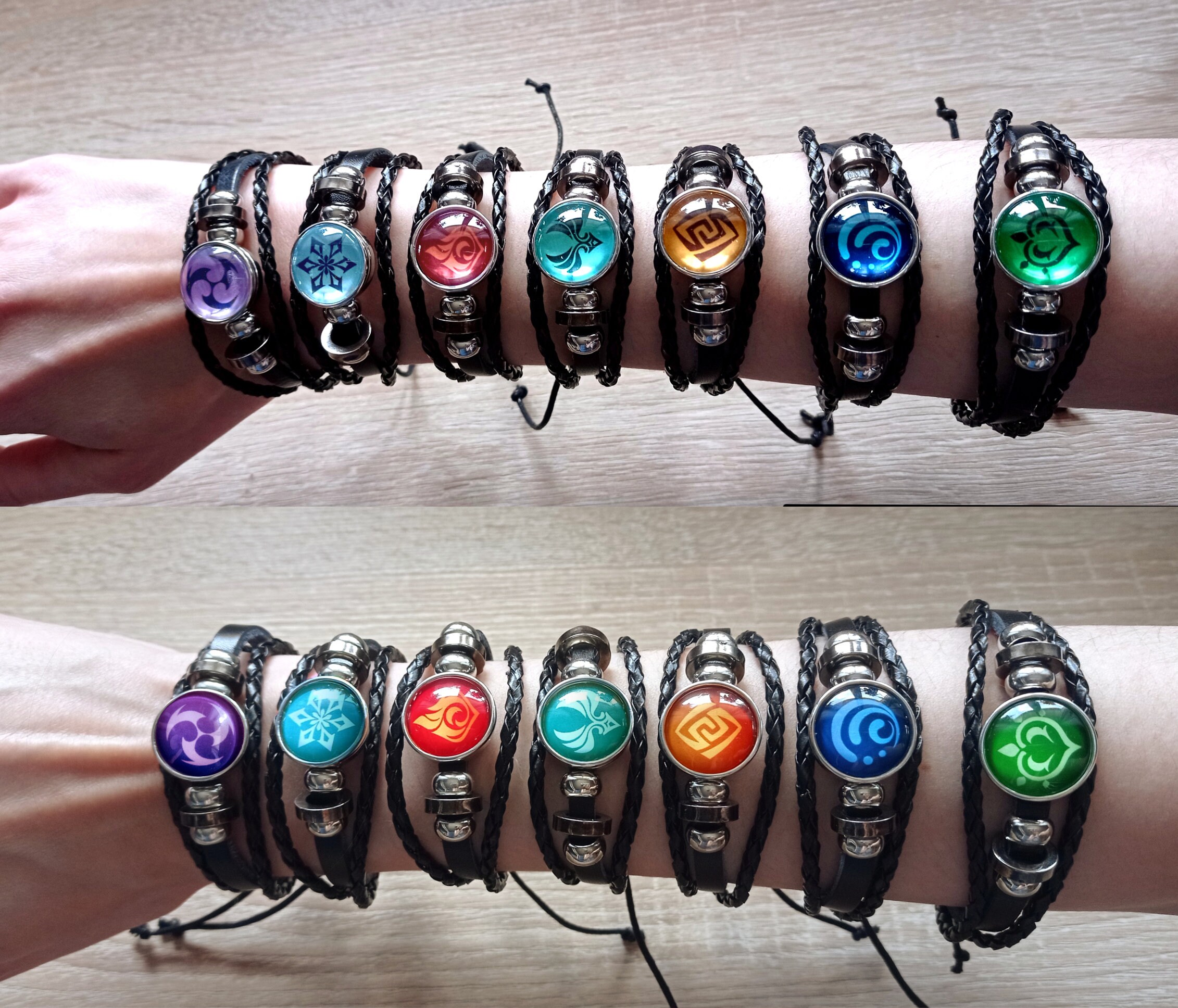 Genshin Impact Vision Bracelets 14 Different Designs - Etsy UK