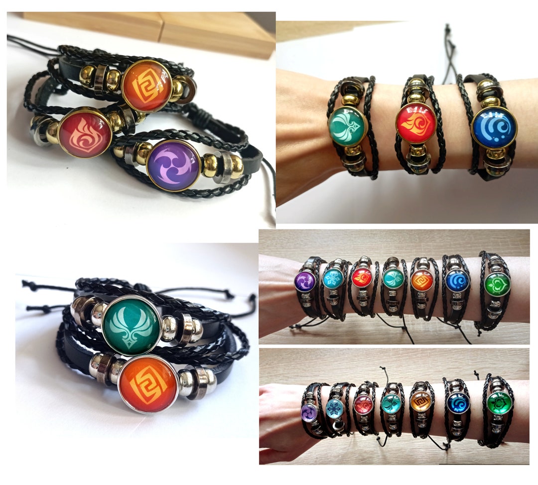 Genshin Impact Vision Bracelets 14 Different Designs - Etsy