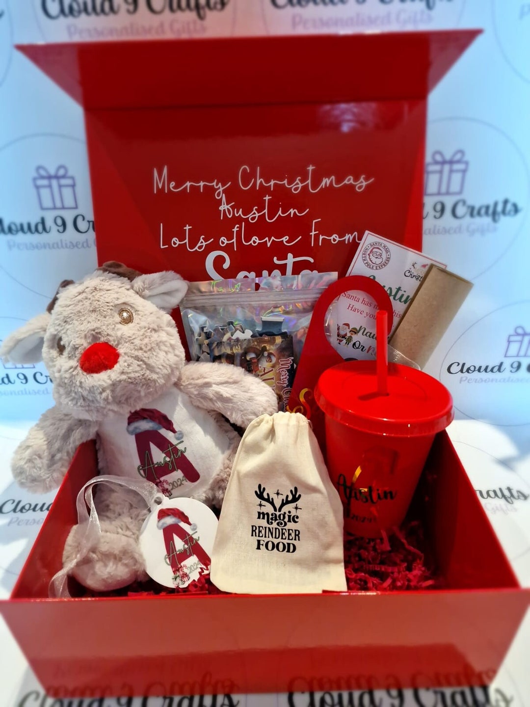 Personalised Pre Filled Christmas Eve Box, Box for Christmas Eve ...