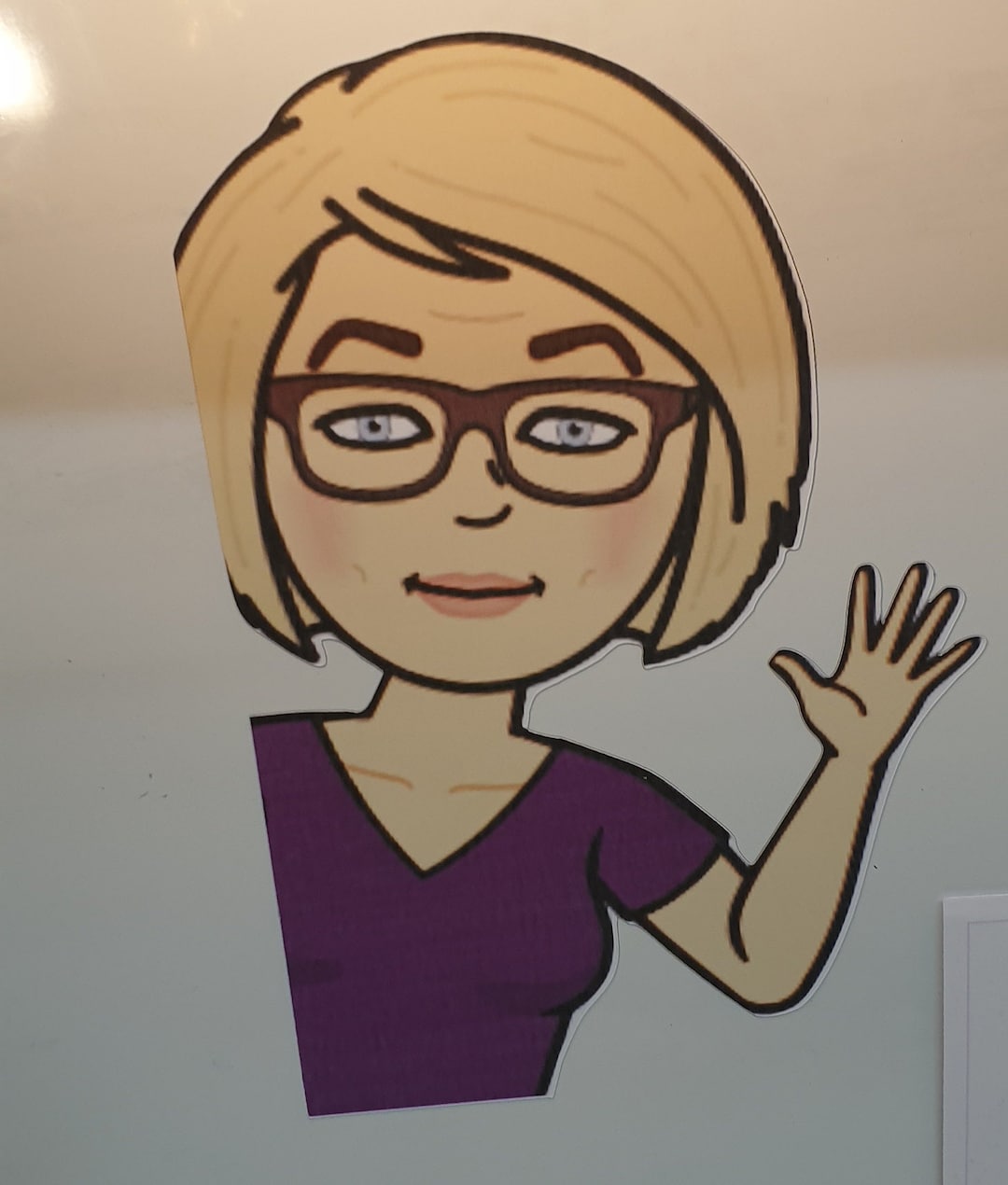 Personalised Teacher Bitmoji Magnet, Teacher Magnet for Classroom ...