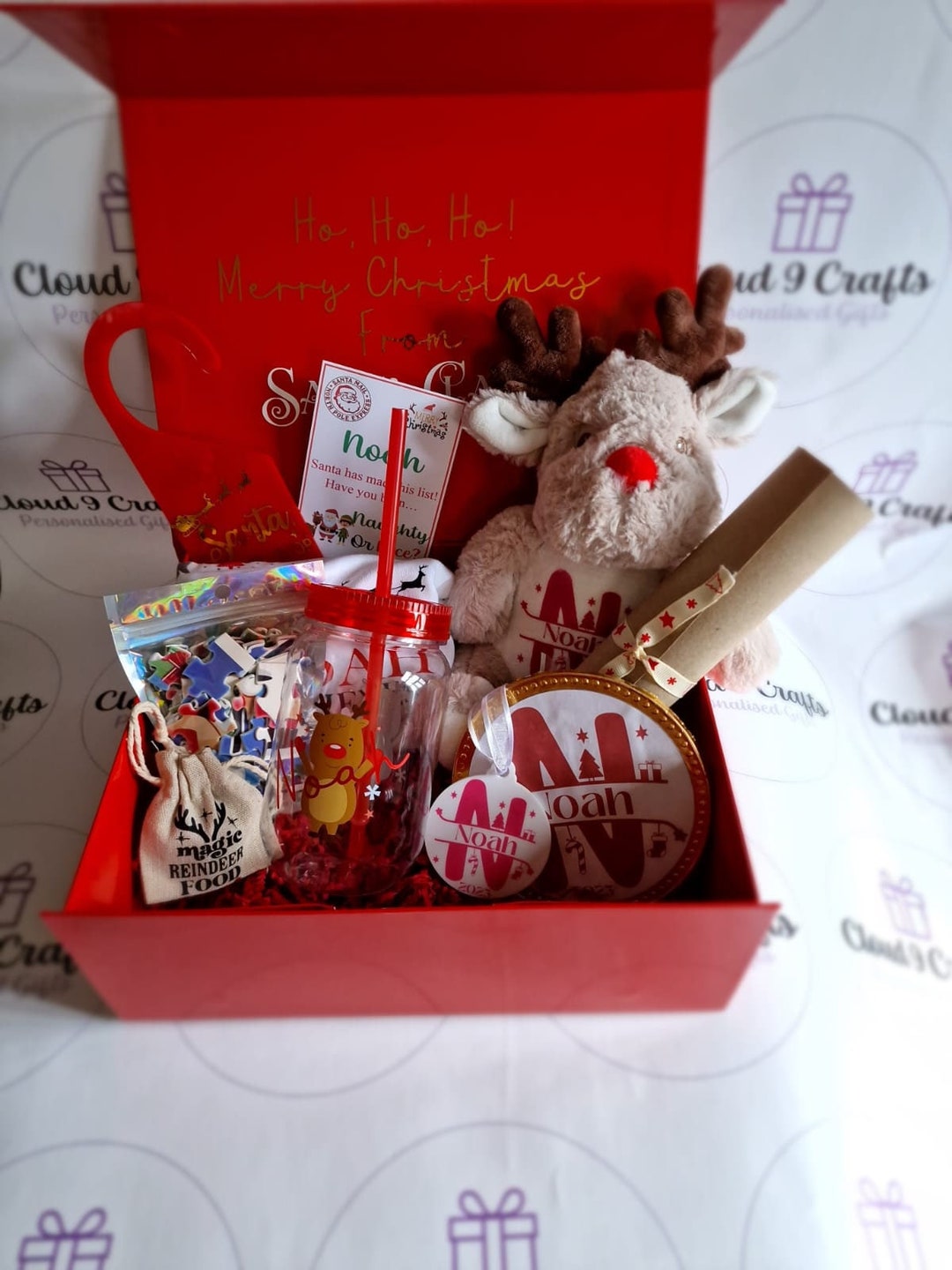 Personalised Pre Filled Christmas Eve Box Box for Christmas - Etsy UK