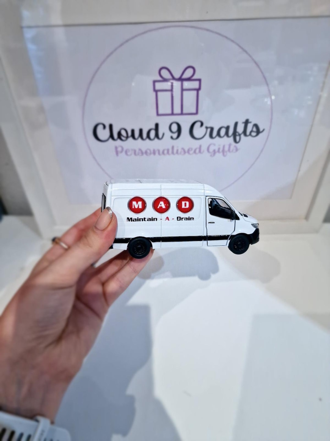 Personalised Mercedes Sprinter Mini Van | Custom Work Van Toy | Daddy’s ...