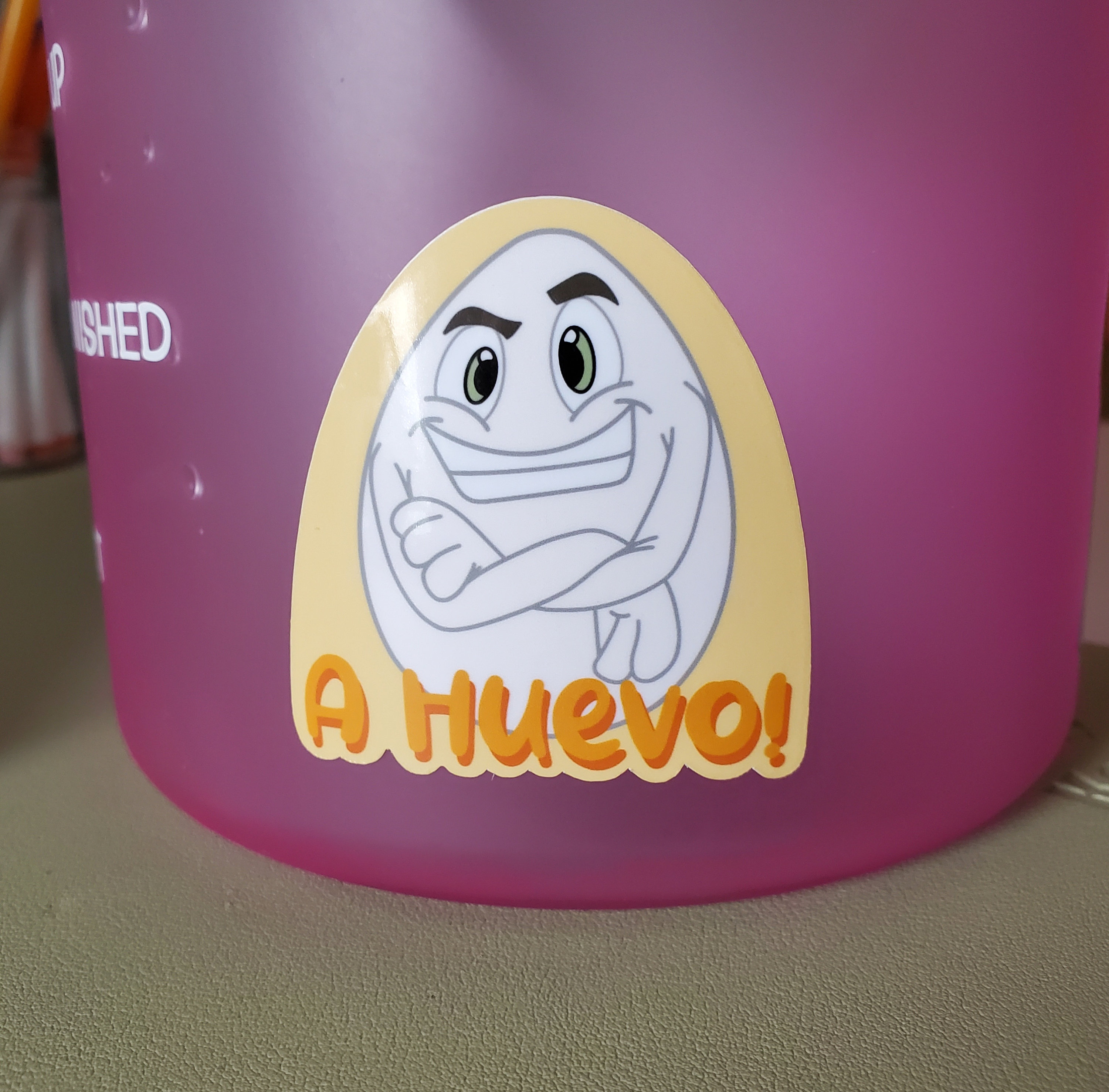 A Huevo! Sticker | Funny Sayings | Pelicula De Huevos | Cultura ...