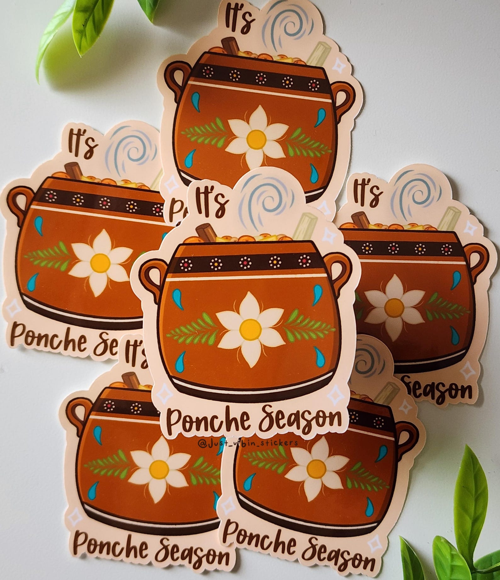 It's Ponche Season Sticker | Olla De Barro Sticker | Computer Sticker ...