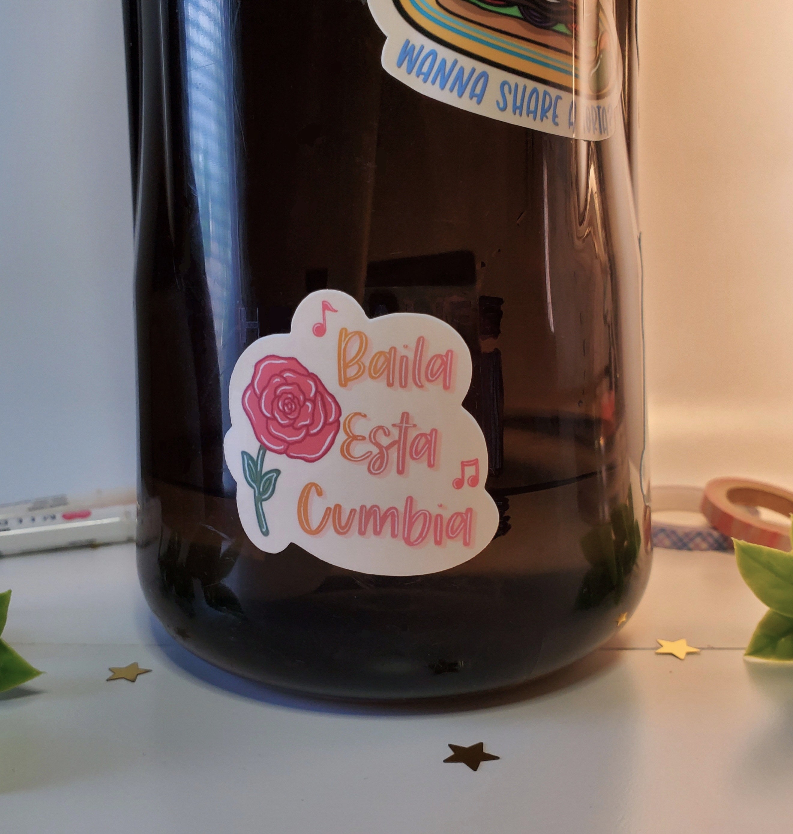 Baila Esta Cumbia Sticker | Selena | Rose | Hispanic Music | Computer ...