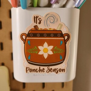 It's Ponche Season Sticker | Olla De Barro Sticker | Computer Sticker ...