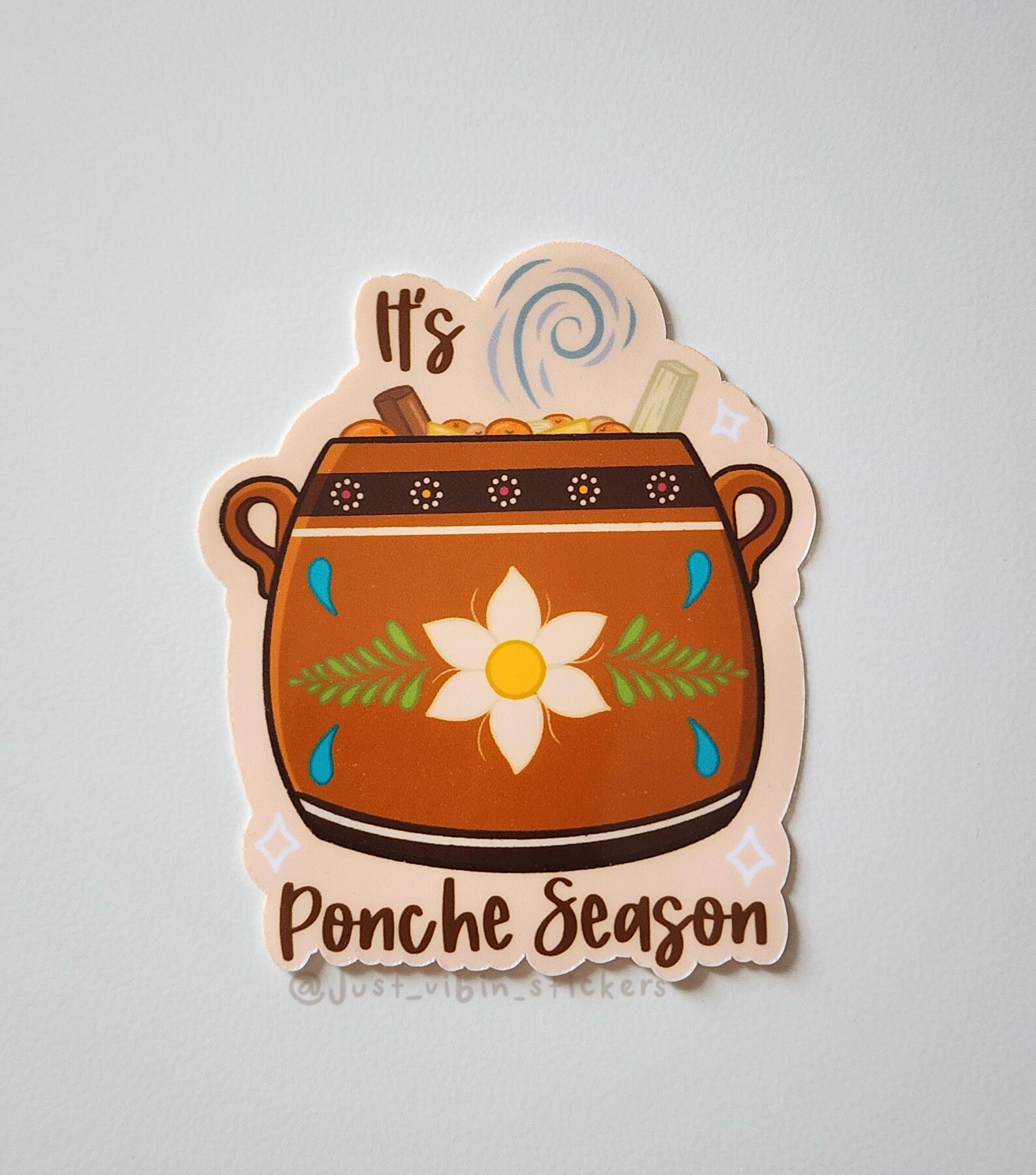 It's Ponche Season Sticker | Olla De Barro Sticker | Computer Sticker ...