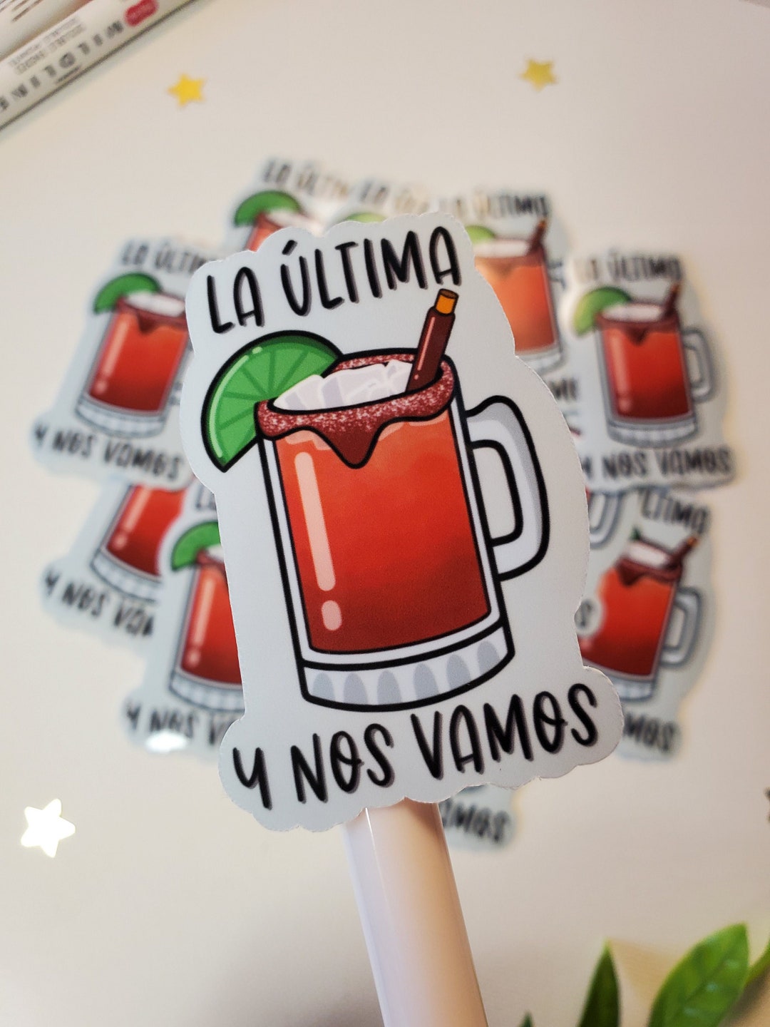Michelada Sticker | La Ultima Y Nos Vamos | Mexican Sticker| Cultura ...