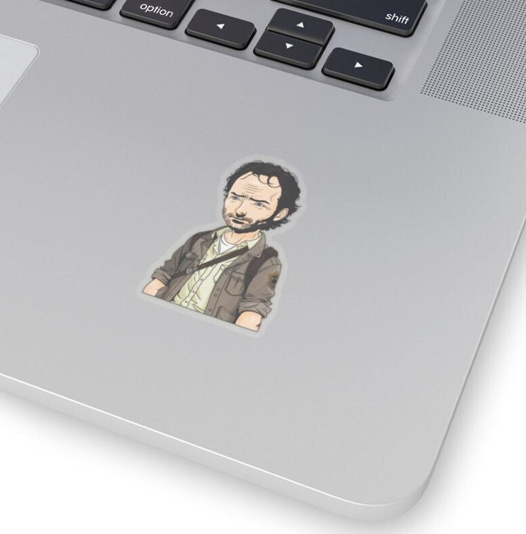 Cute Rick Grimes the Walking Dead Sticker - Etsy