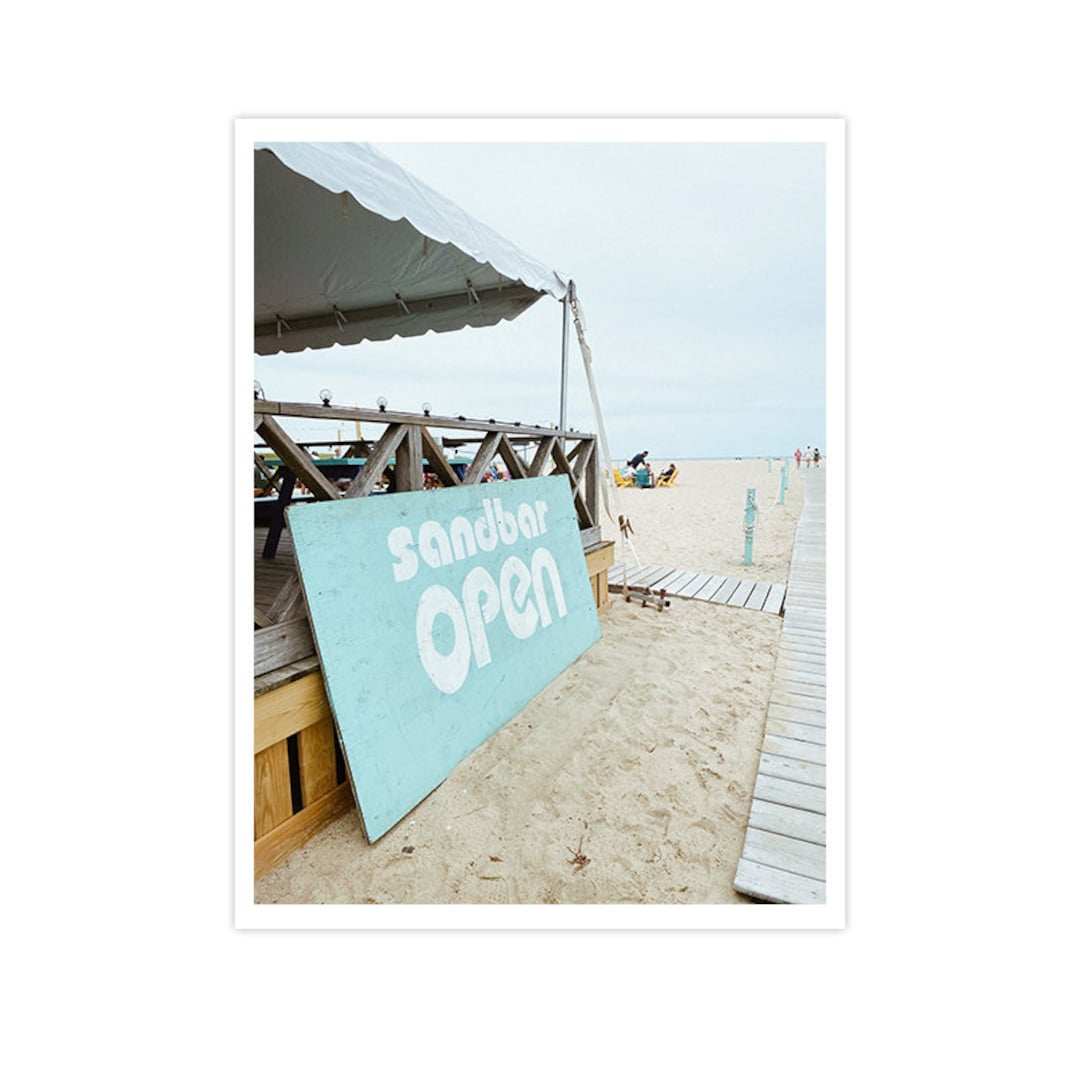 Sandbar Jetties Beach Nantucket Premium Archival Print - Etsy