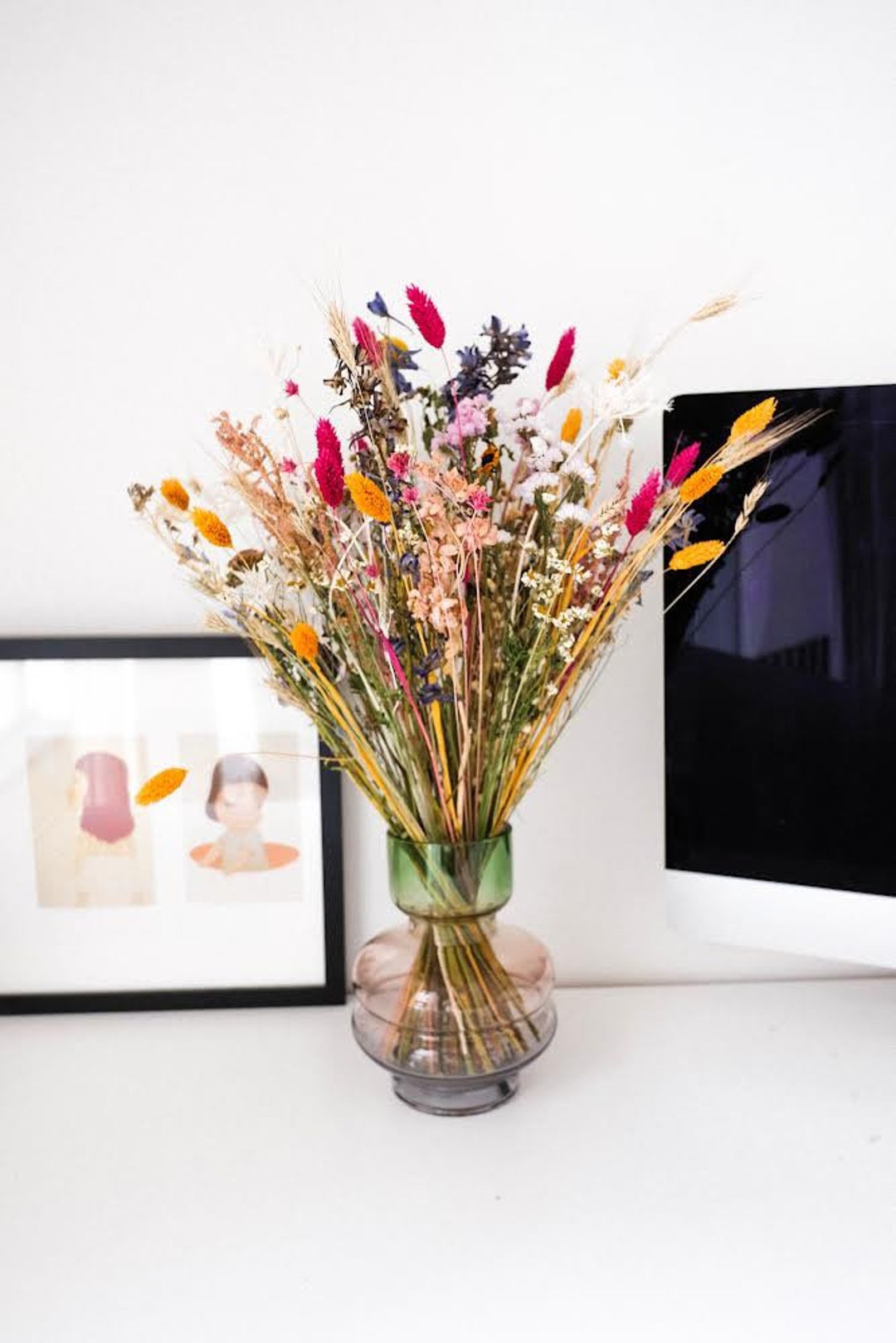 Heidi Flower Bouquet 30cm, Dried Flowers, Dried Flower Bouquets ...