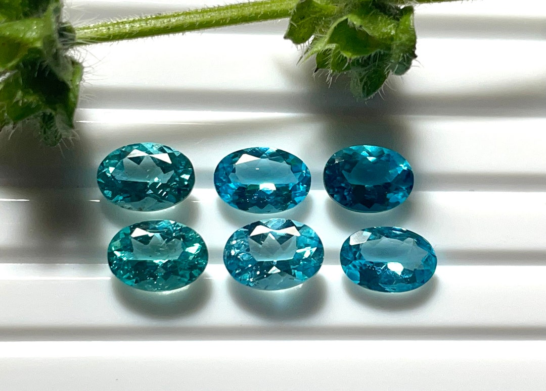 Apatite Faceted Oval Gemstone, Natural Apatite With Amazing Luster, Top ...