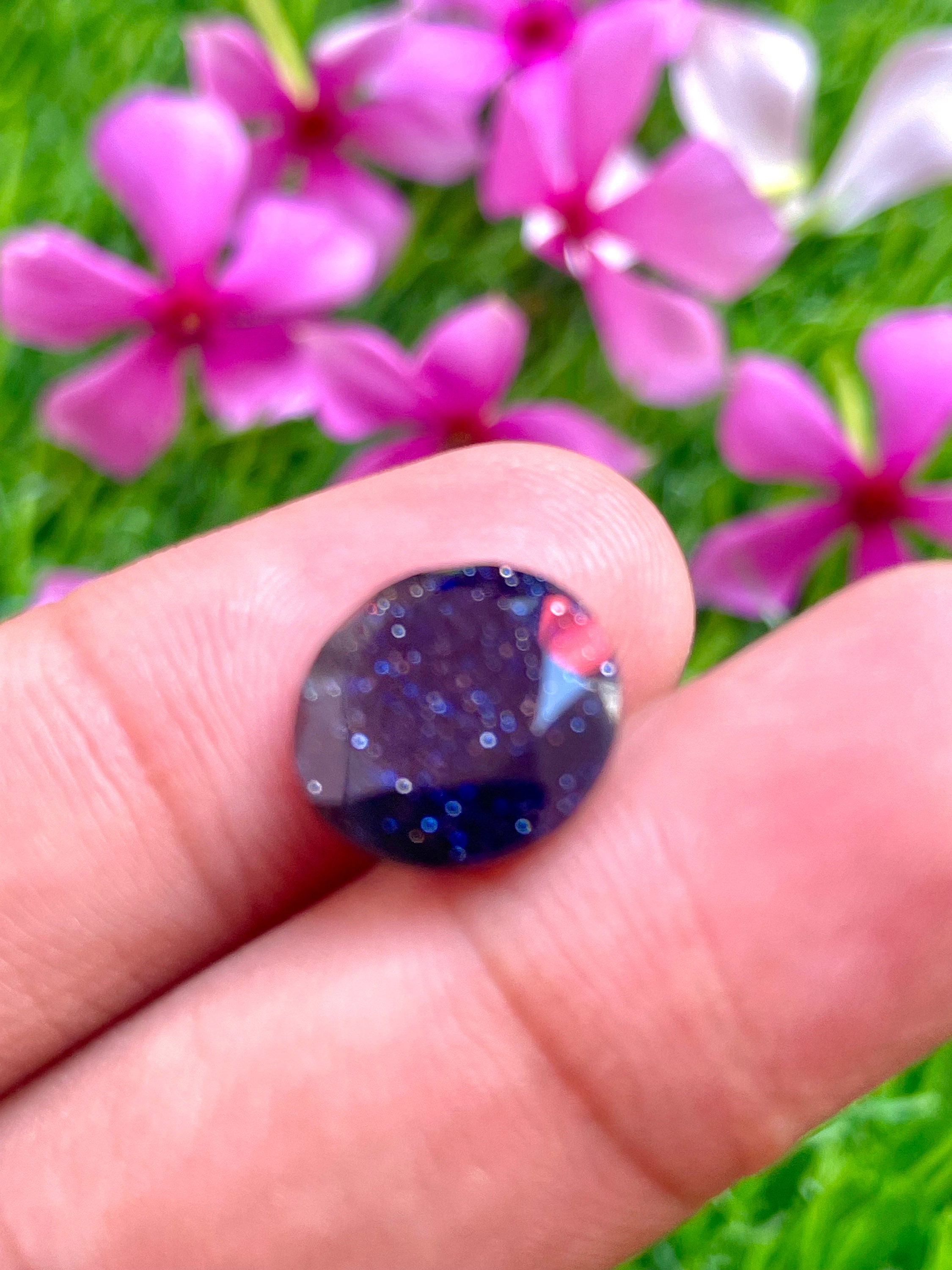 Blue Sandstone Faceted Round Top Grade Quality Sandstone. Loose ...