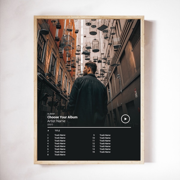 Album Track List Art - Etsy