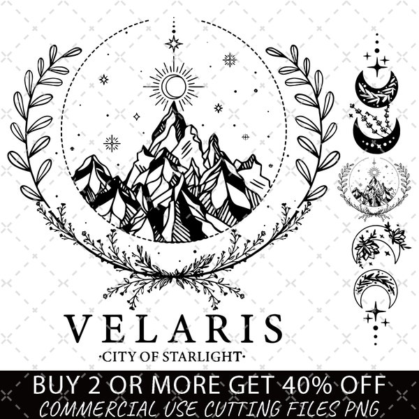 City of Starlight Velaris Svg - Etsy